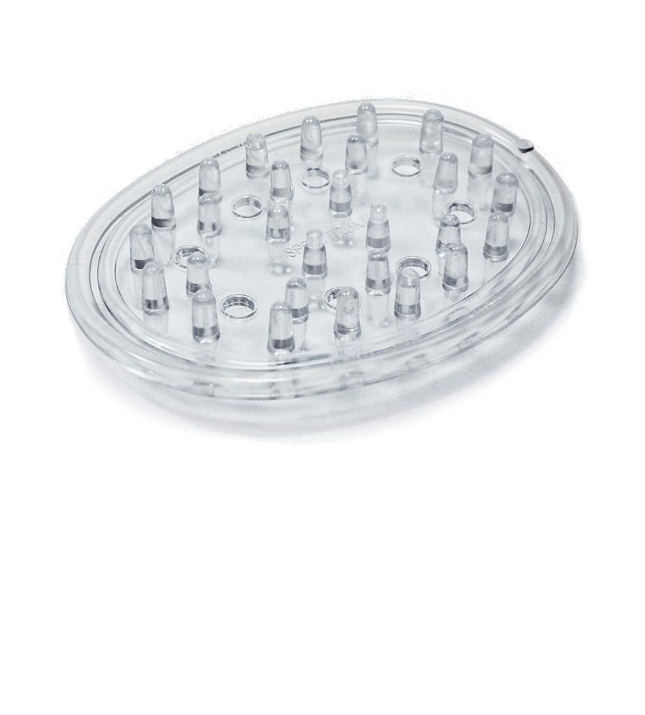 Soap Dish — Clear Round - Tierra Mia Organics