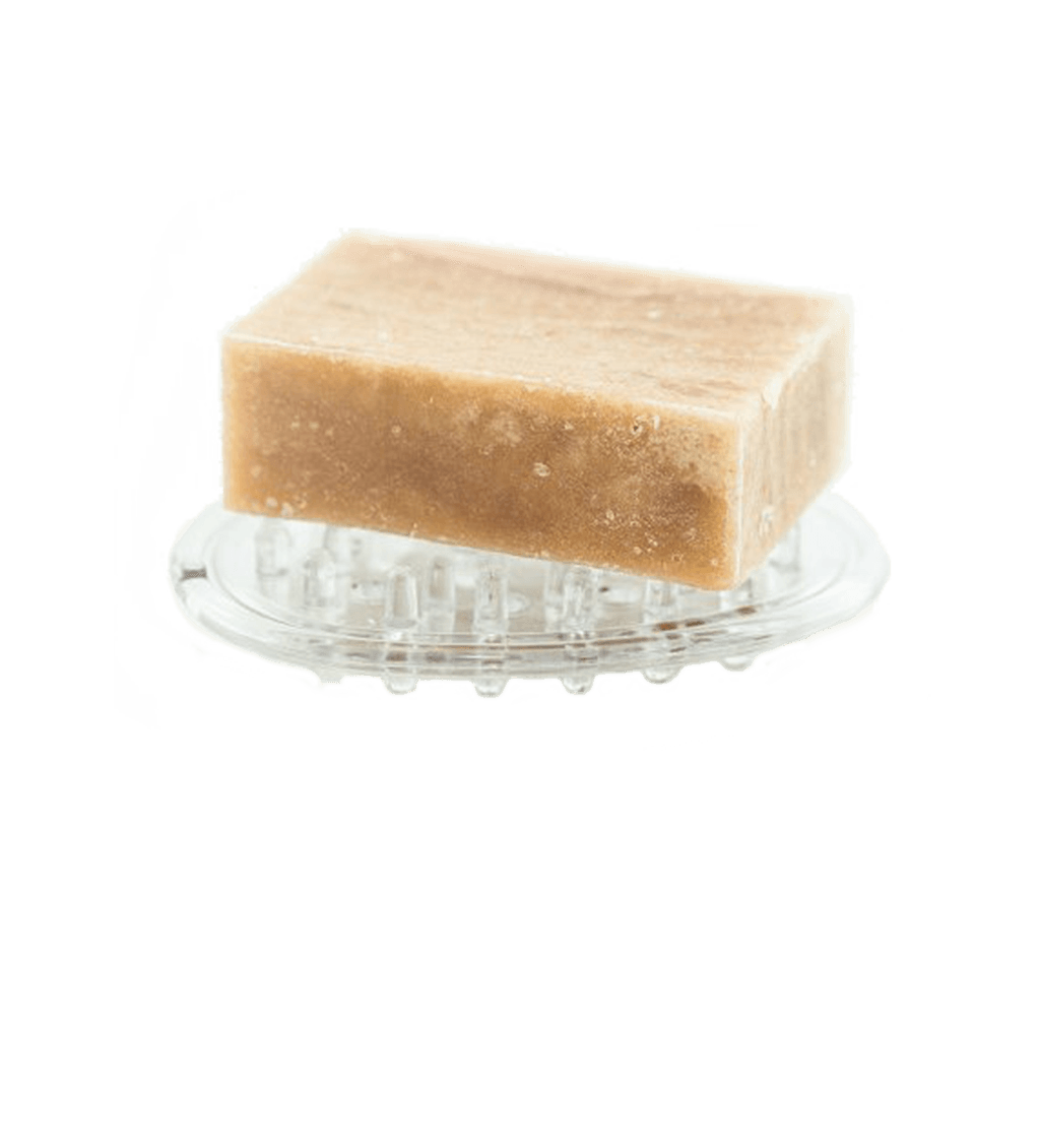 Soap Dish — Clear Round - Tierra Mia Organics